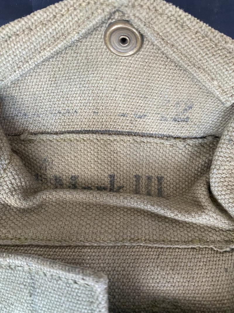 Chase Militaria | WW2 BRITISH MK.III 37 PATTERN AMMO/UTILITY POUCH