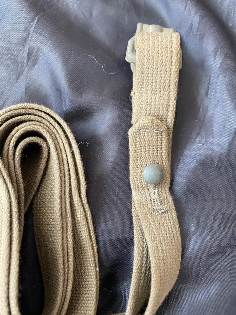 Chase Militaria | WW2 GERMAN GAS MASK TIN STRAP