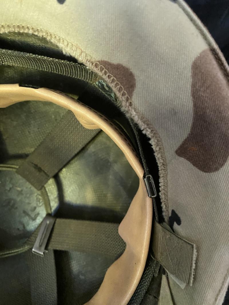 Chase Militaria | U.S. PASGT KEVLAR HELMET WITH CAMO COVER