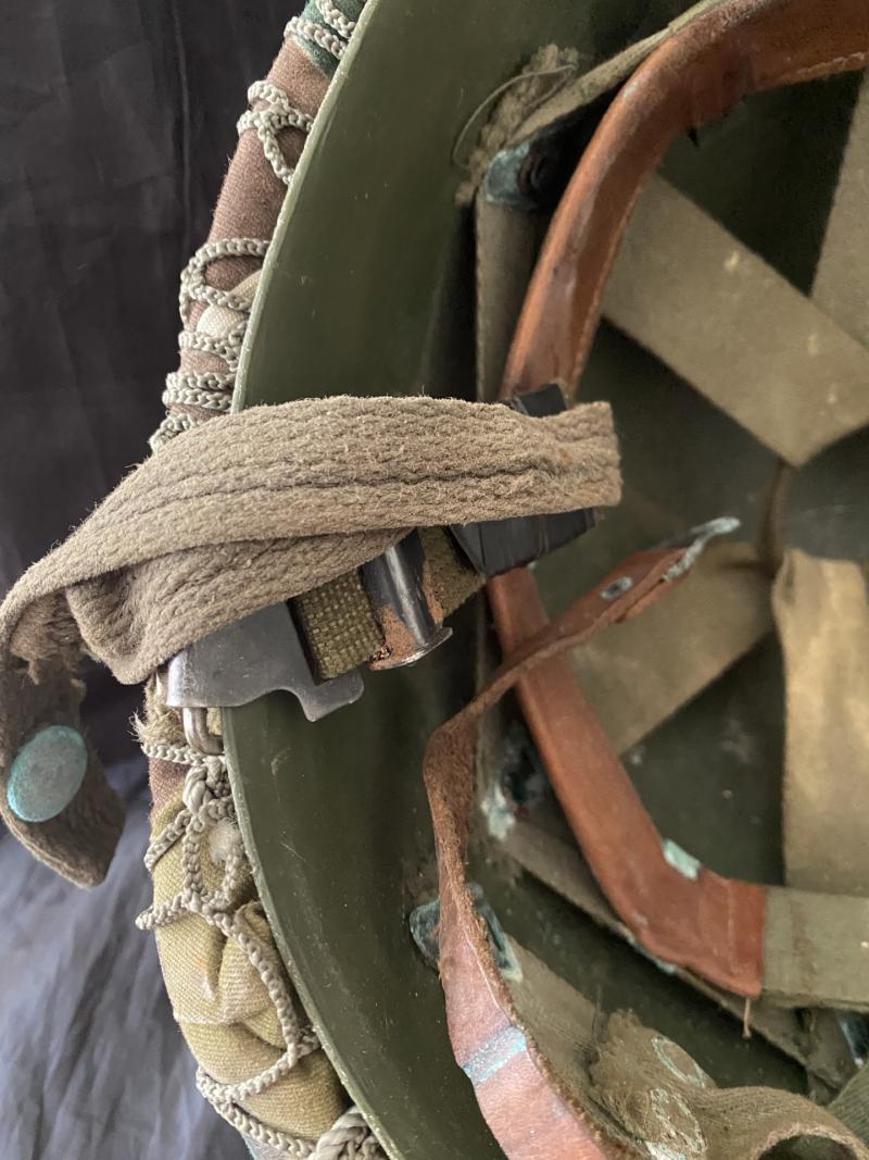 Chase Militaria | BELGIAN M1951 NATO HELMET WITH CAMO COVER