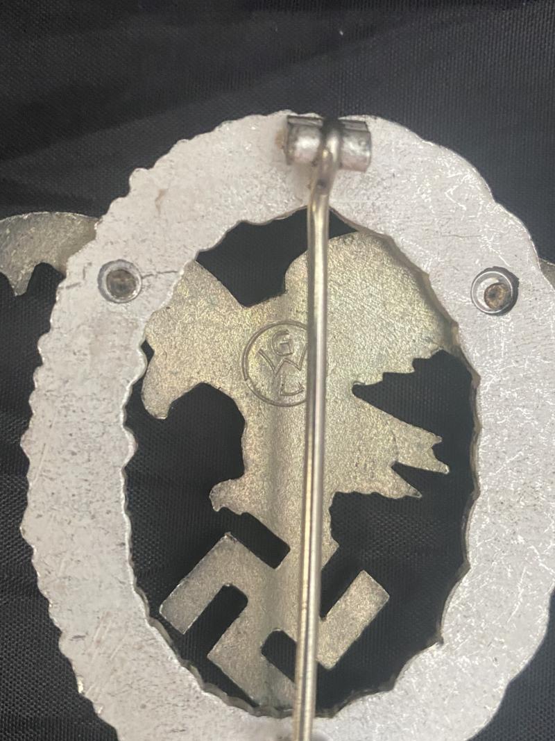 Chase Militaria | WW2 GERMAN LUFTWAFFE OBSERVER'S BADGE BY GWL