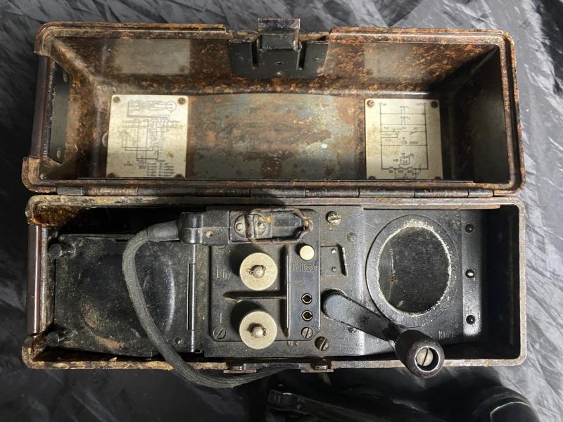 Chase Militaria | WW2 GERMAN FIELD TELEPHONE