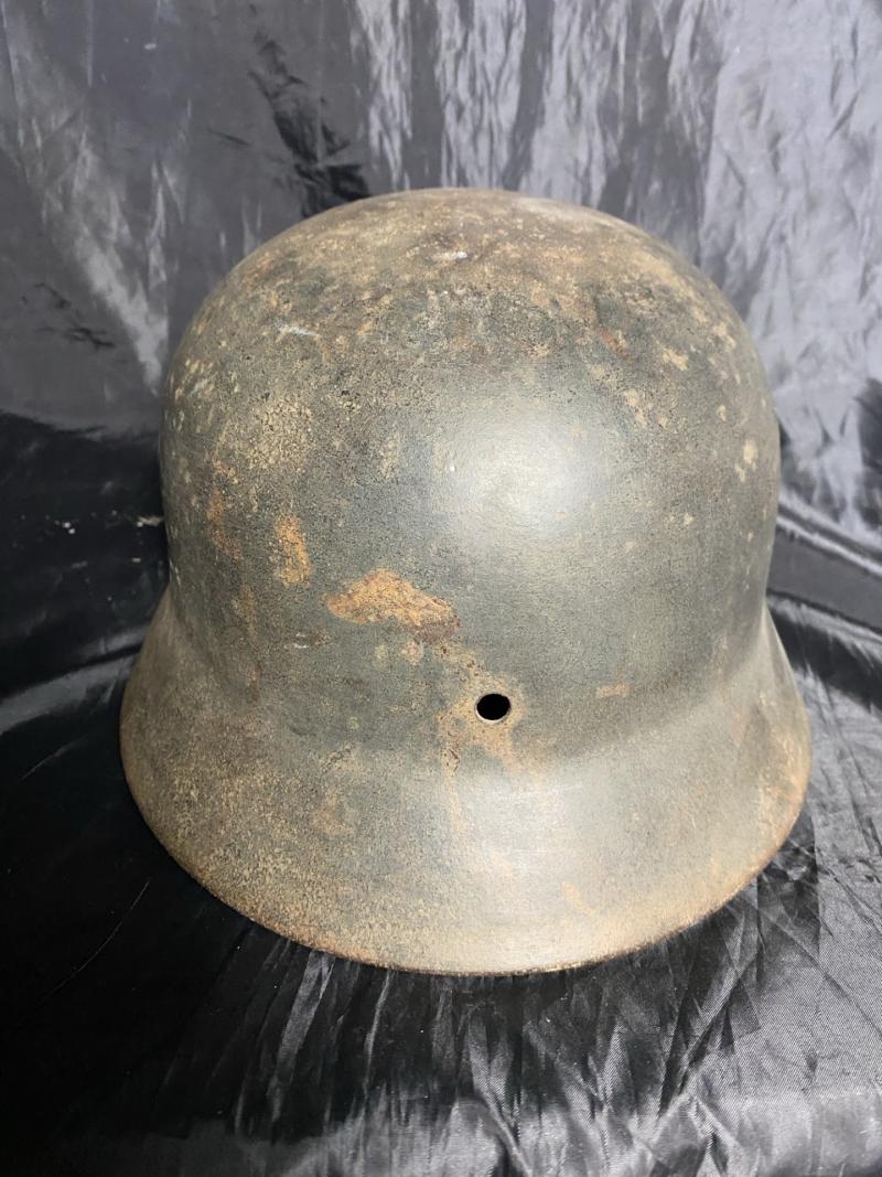 Chase Militaria | WW2 GERMAN M40 SD HELMET WITH REPRODUCTION DECAL