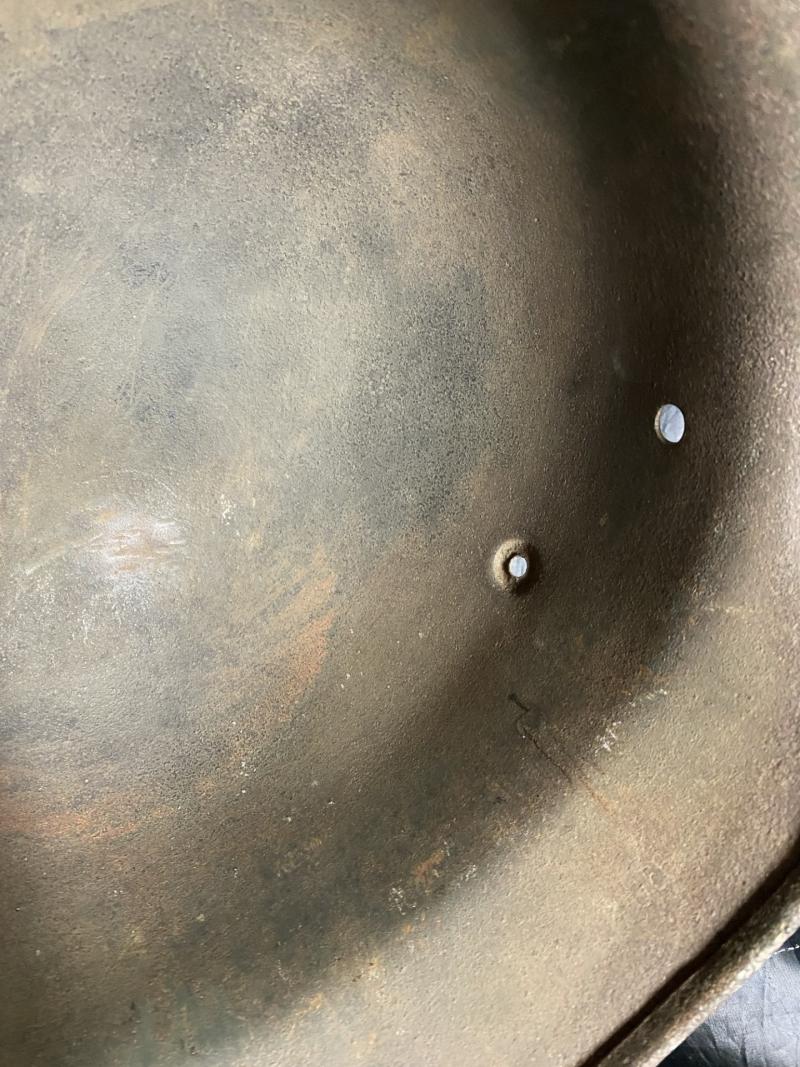 Chase Militaria | WW2 GERMAN M40 SD HELMET WITH REPRODUCTION DECAL