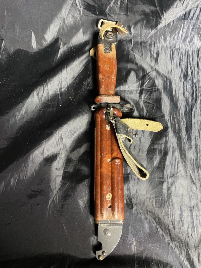 Chase Militaria | AK47 BAKELITE BAYONET WITH FROG