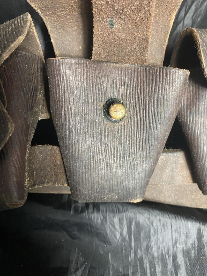 Chase Militaria | WW1 BRITISH 1903 PATTERN AMMUNITION BANDOLIER