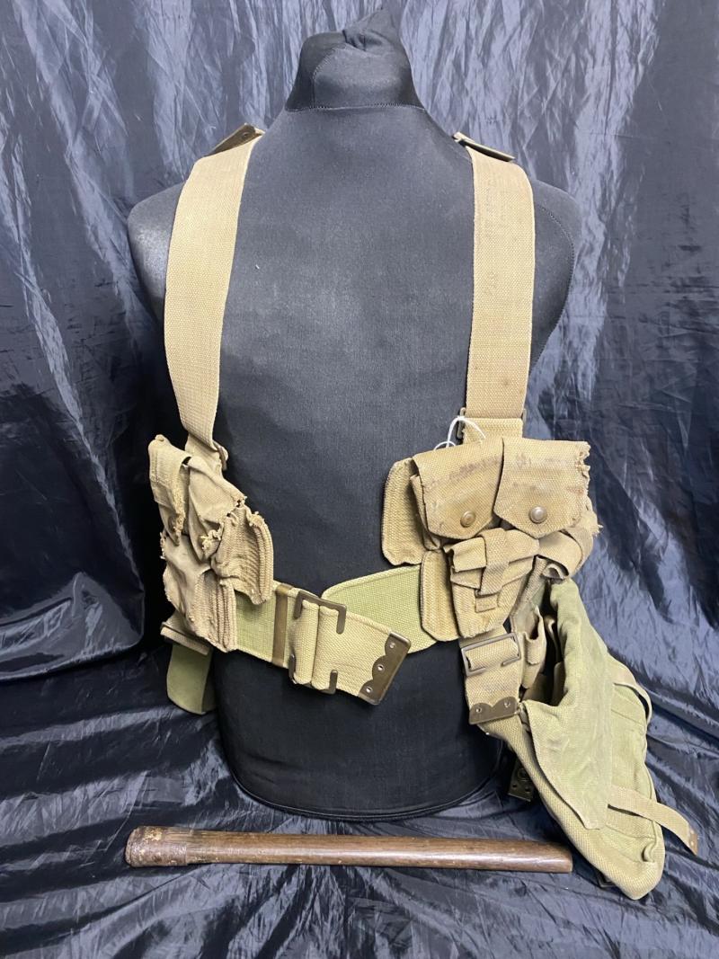 Chase Militaria | COMPLETE SET OF MIXED DATE PATTERN 1908 WEBBING