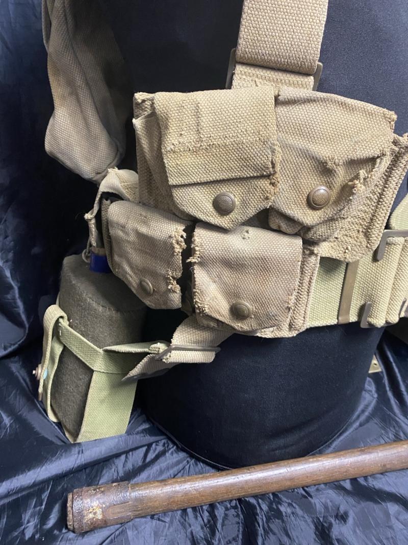 Chase Militaria | COMPLETE SET OF MIXED DATE PATTERN 1908 WEBBING