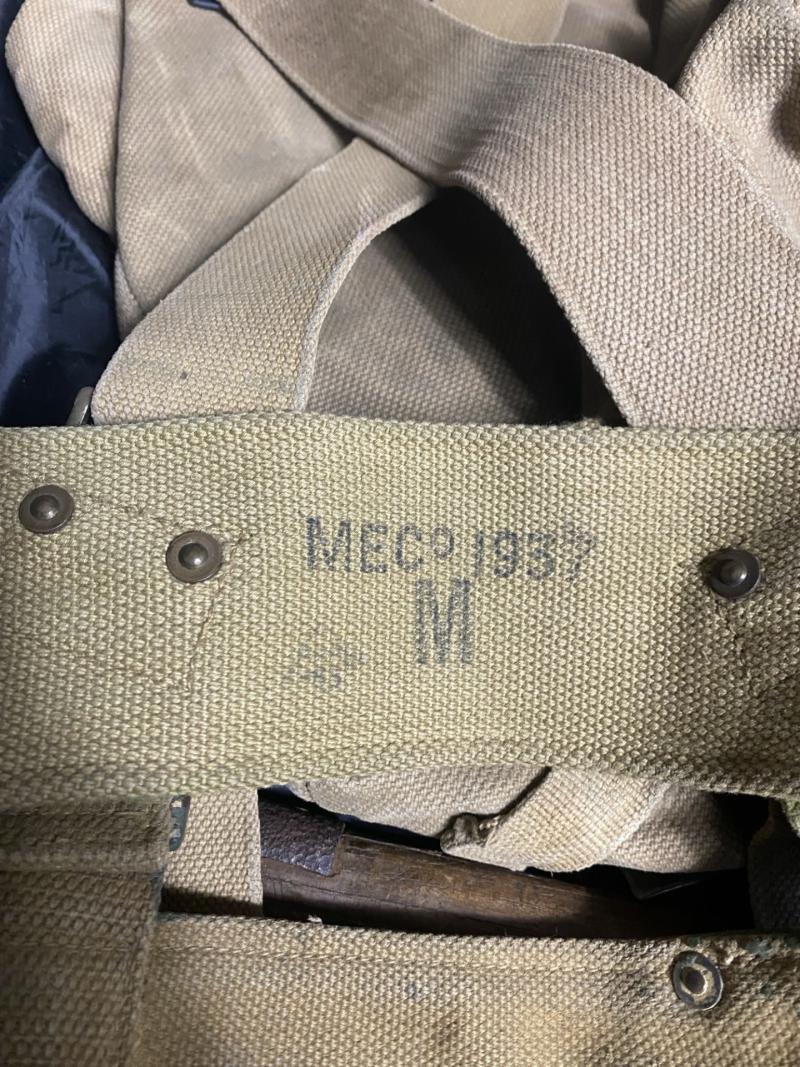 Chase Militaria | COMPLETE SET OF MIXED DATE PATTERN 1908 WEBBING