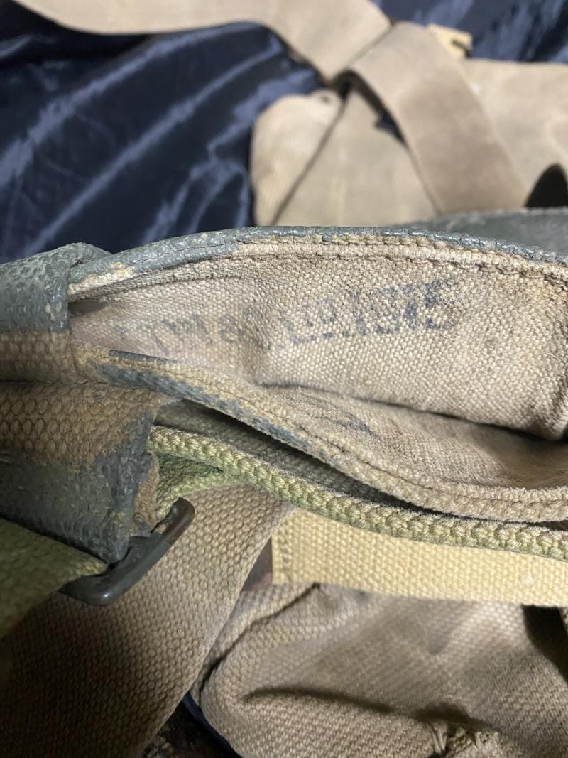 Chase Militaria | COMPLETE SET OF MIXED DATE PATTERN 1908 WEBBING