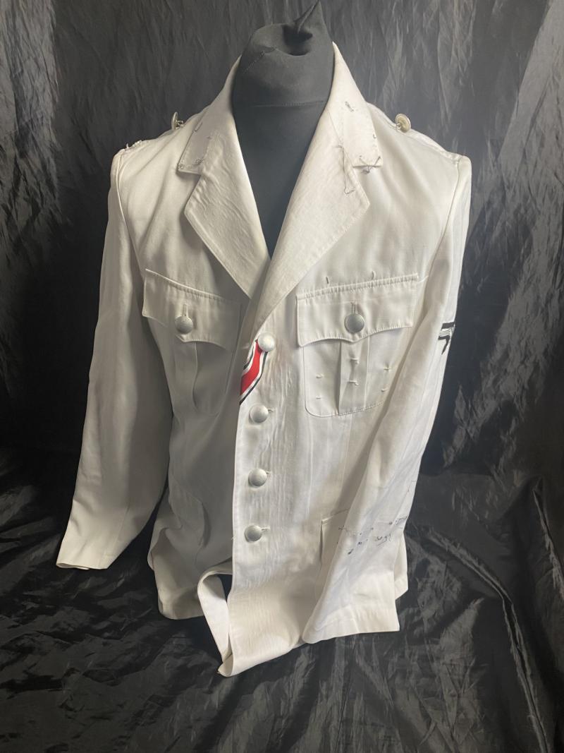 Chase Militaria | (WAS £95) REPRODUCTION WW2 GERMAN SS WHITE JACKET