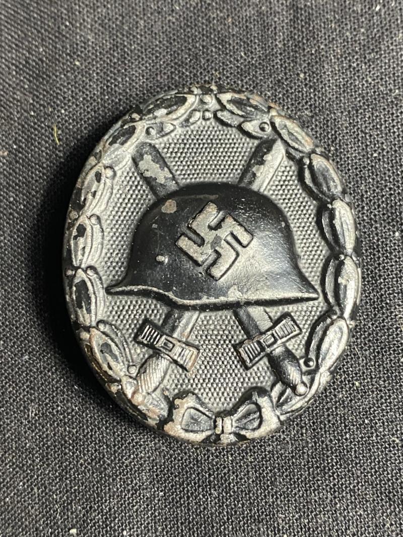 Chase Militaria | WW2 GERMAN WOUND BADGE IN BLACK