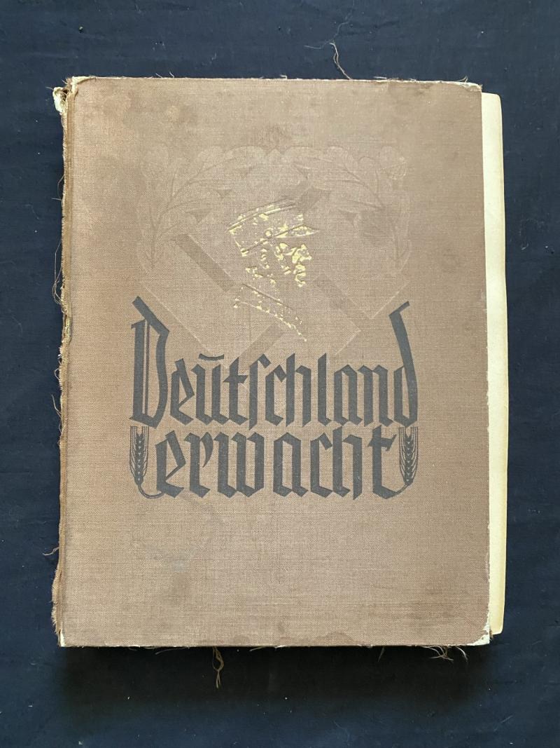 Chase Militaria | WW2 GERMAN DEUTSCHLAND ERWACHT CARD BOOK