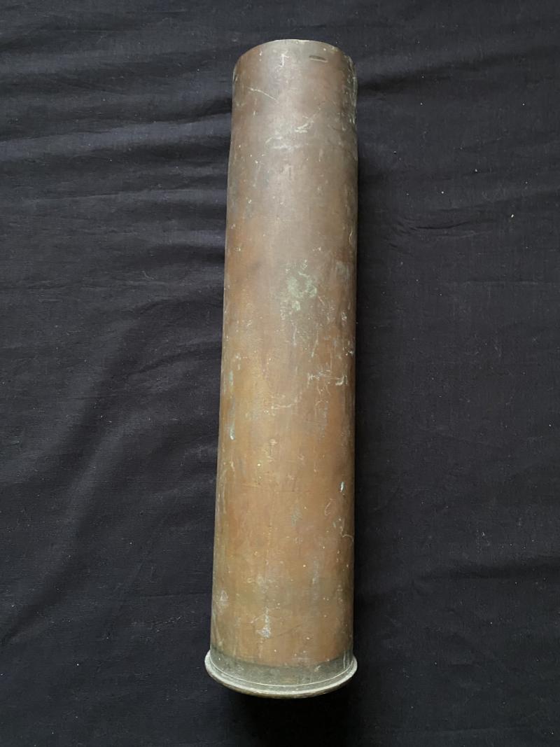 Chase Militaria | WW2 75MM M18 SHELL CASE (INERT)