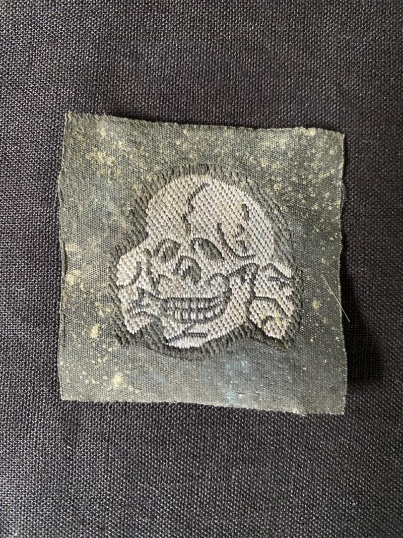 Chase Militaria | REPRODUCTION WW2 GERMAN SS SKULL PATCH